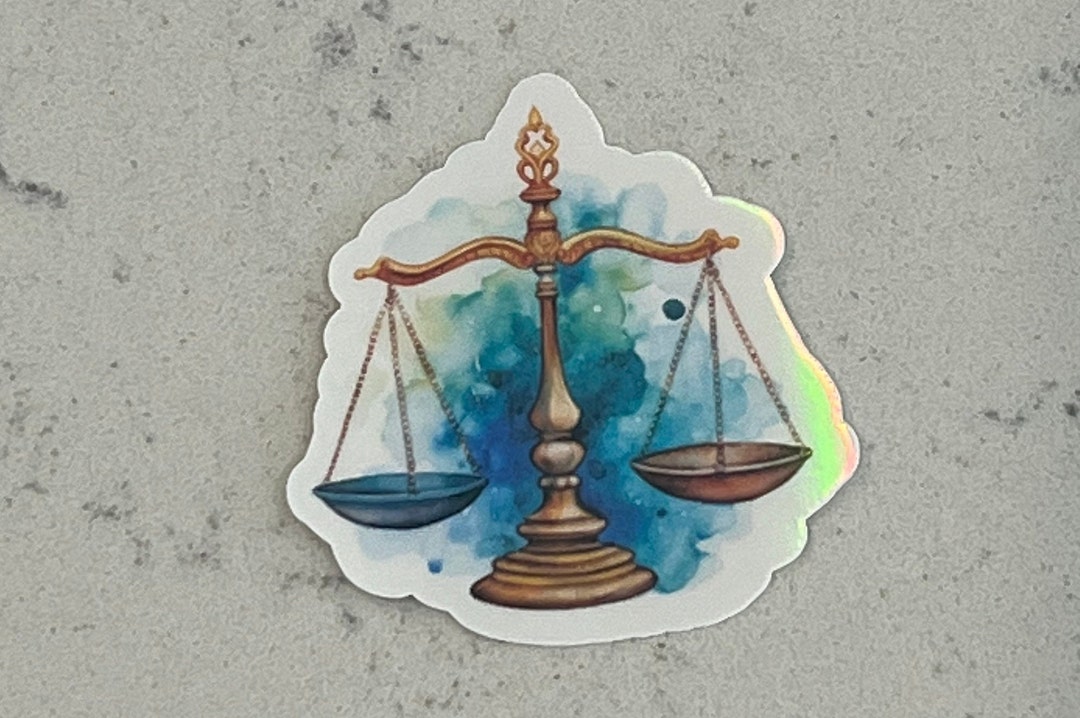 Scales of Justice Waterproof Holographic Legal Law School Lawyer ...