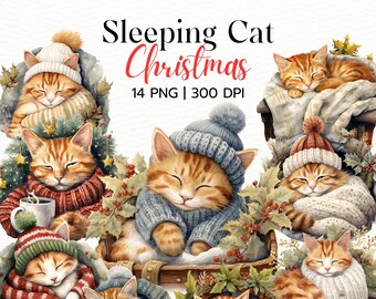 Christmas Carols Watercolor Clipart Winter Clipart Bundle - Etsy