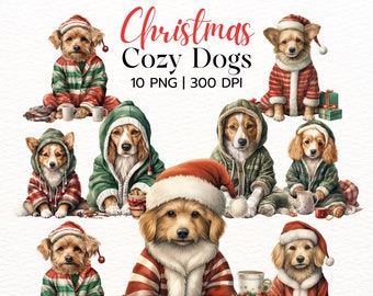 Christmas Carols Watercolor Clipart Winter Clipart Bundle - Etsy