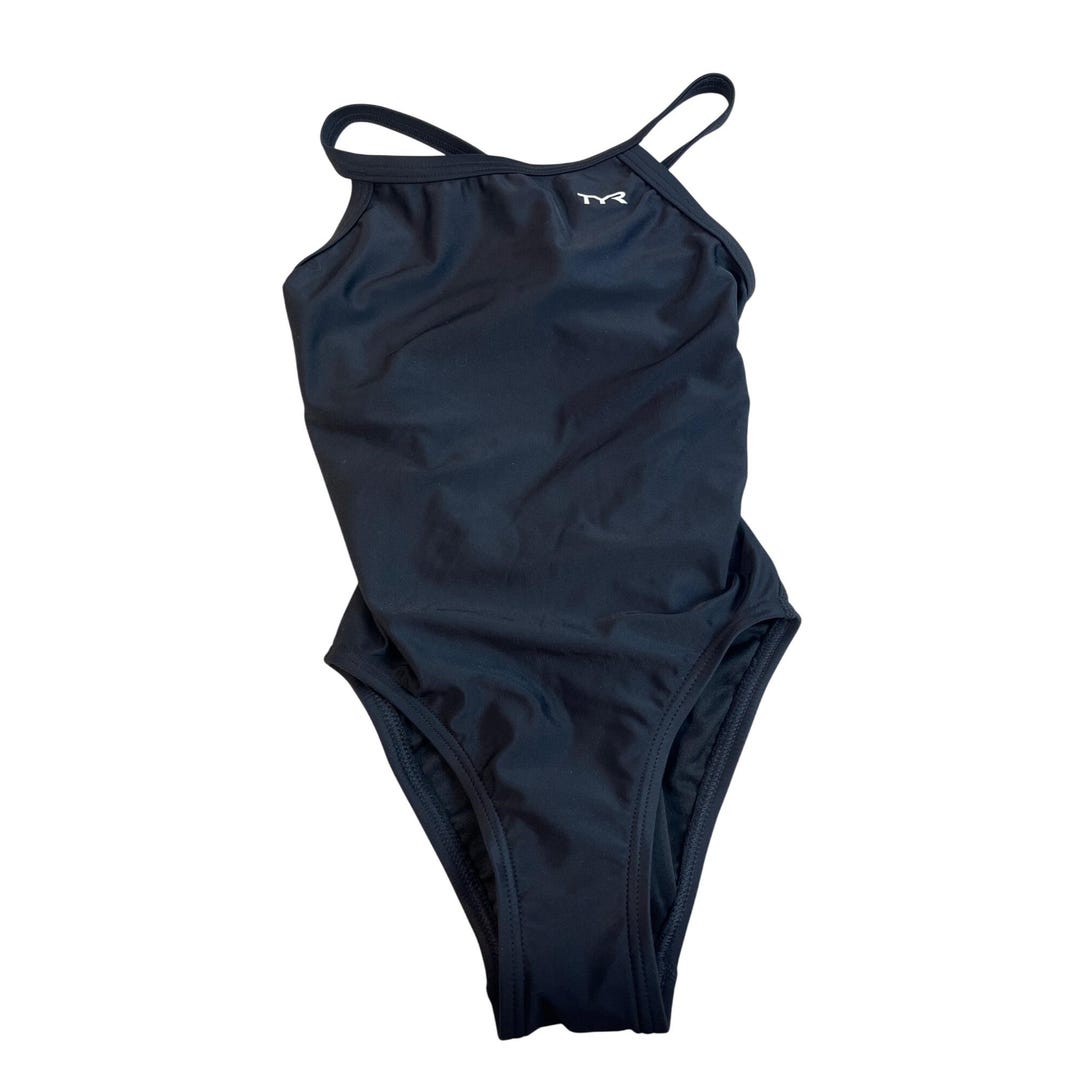 TYR Womens Diamondfit One-piece Swimsuit Black Size 24 Chlorine ...