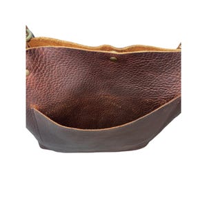 Vintage Jess Conti Women's Brown Leather Shoulder Bag Sz L - Etsy