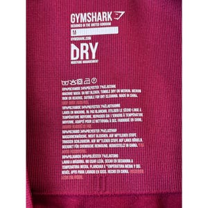 Gymshark Womens High-waisted Seamless Leggings Moisture-wick Burgundy ...