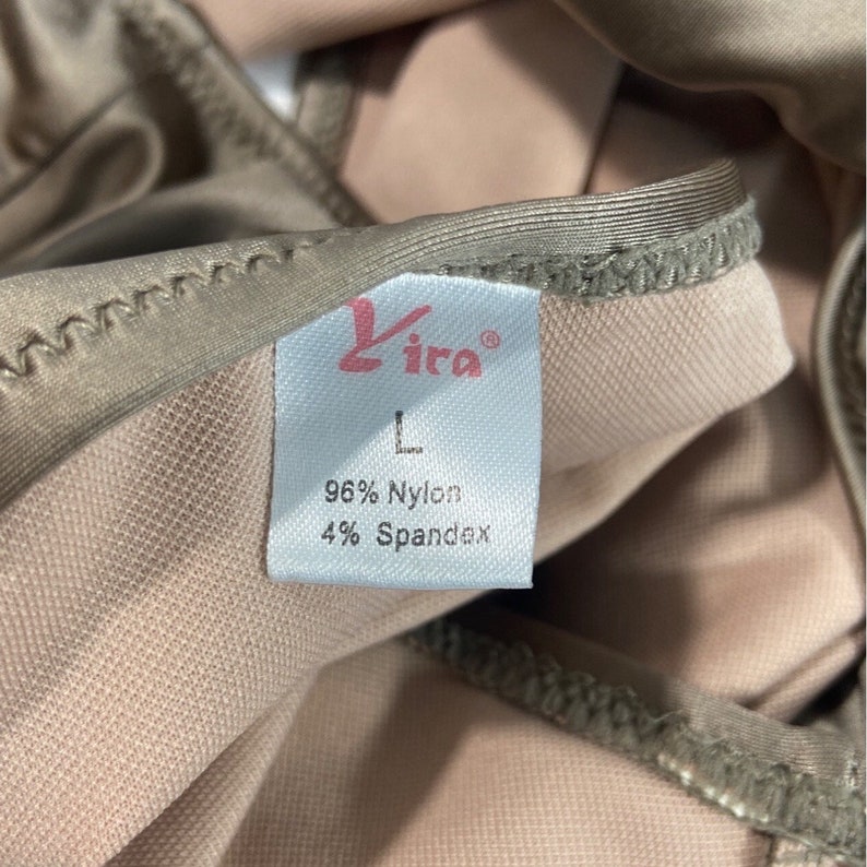 Vira Women's Metallic Tan One Piece Swimsuit Sz L - Etsy