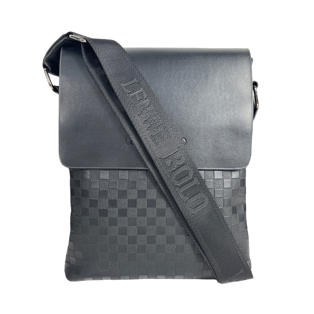 Lenwe Bolo Women's Black Messenger Key Lace Crossbody Shoulder Bag Sz M ...