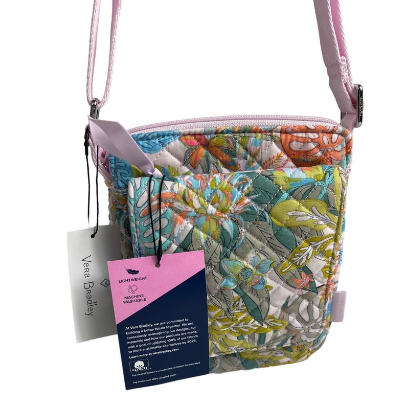 Vera Bradley Women's Rain Forest Canopy Mini Hipster Shoulder Crossbody ...