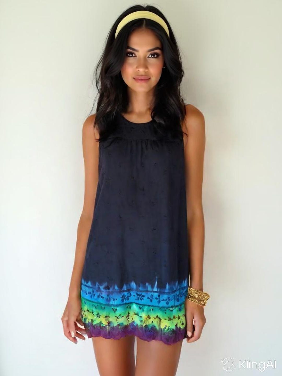 Reverse Tie Dye Eyelet Dress: Upcycled Boho Festival Style - Etsy