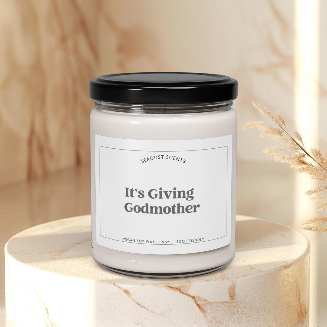 Godmother Proposal Candle Personalized God Mother Proposal Gift for Her ...