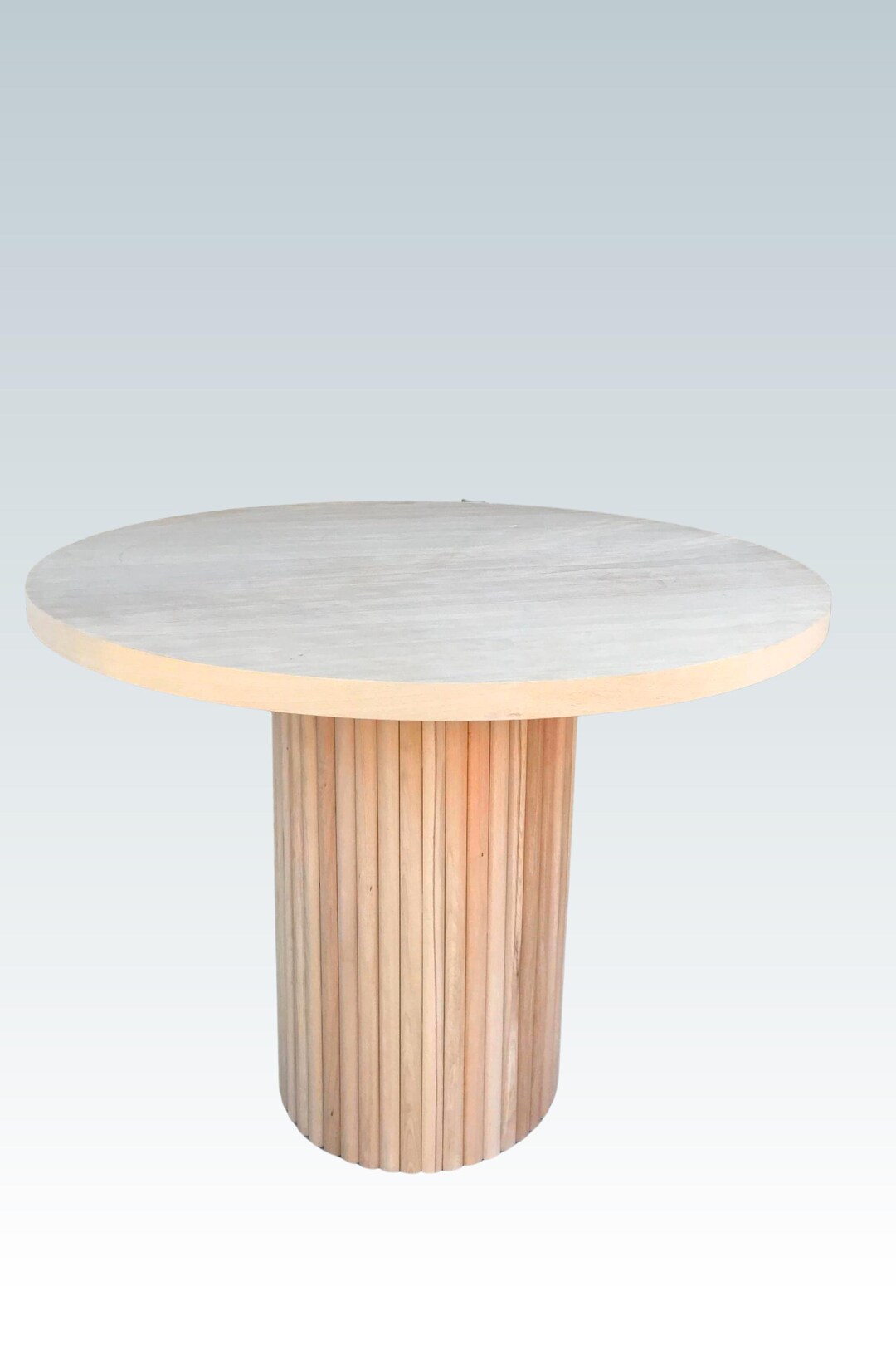 Handmade Oak Round Dining Table: Ripple Kitchen Table - Etsy