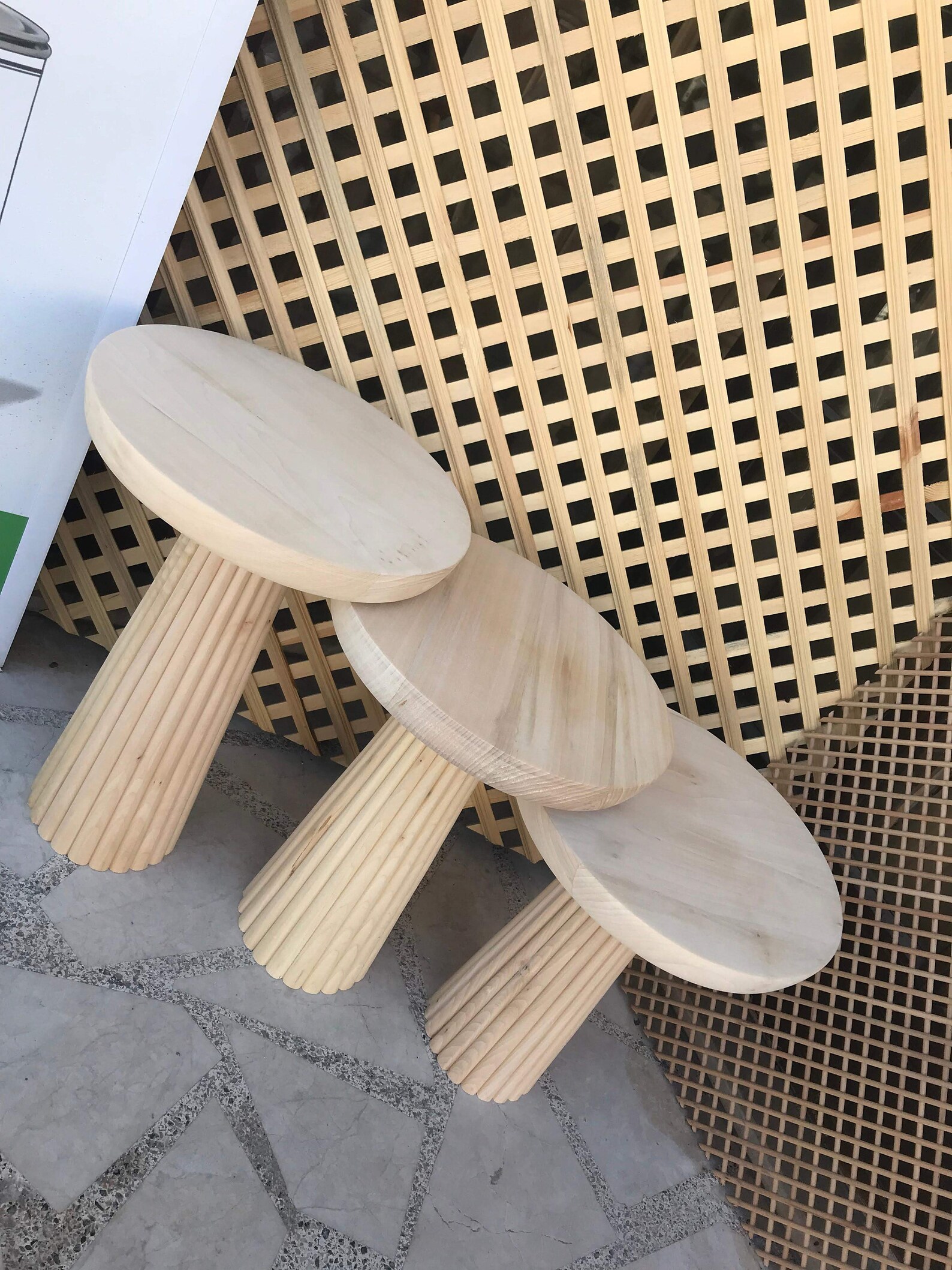 Mushroom Coffee Table, Side Table, Wooden End Table, Design Coffee ...