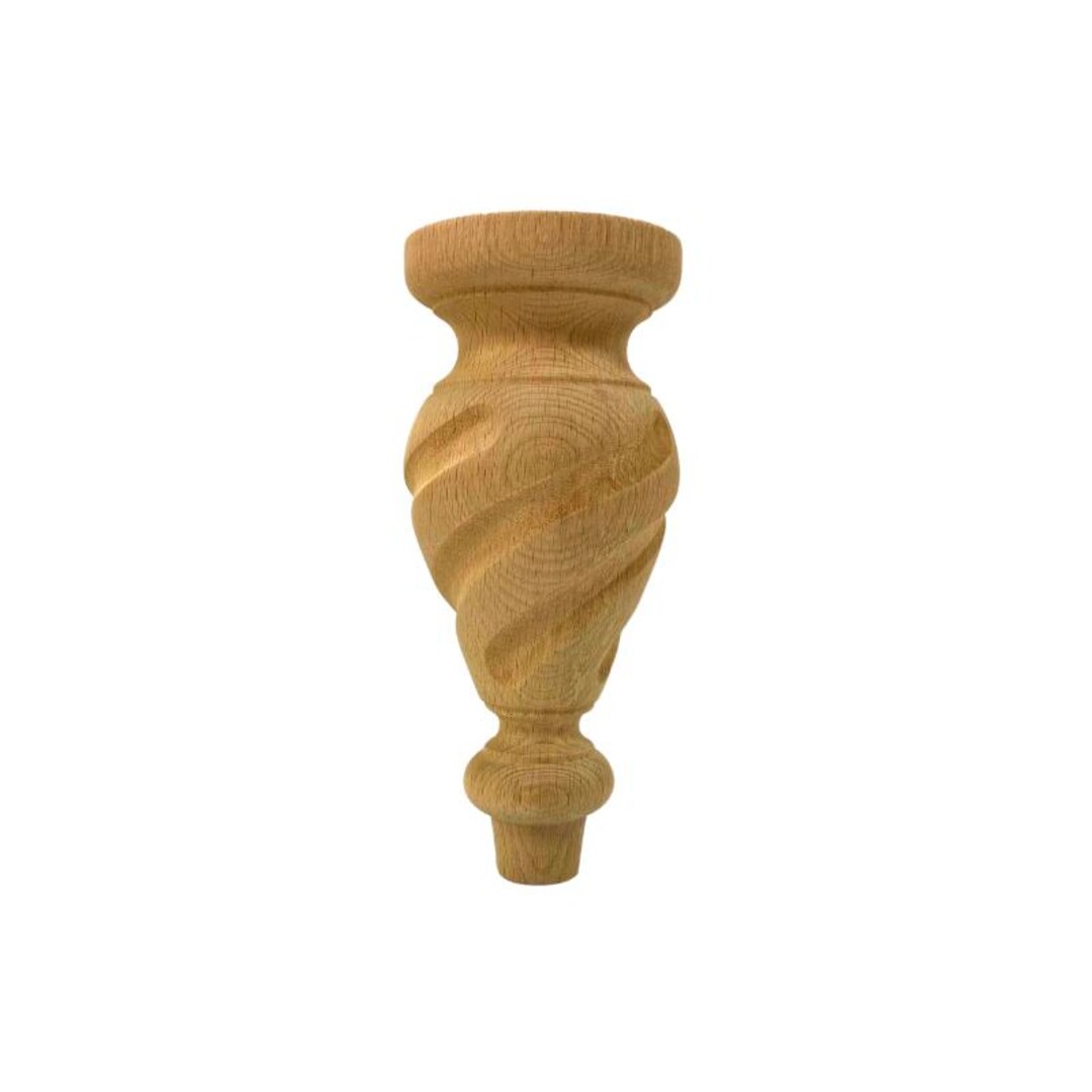 Wood Carved Furniture Legs for Cabinets Tables Unpainted Decorative ...