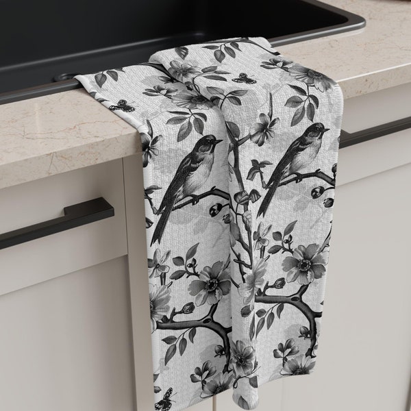 Toile Kitchen Towel - Etsy