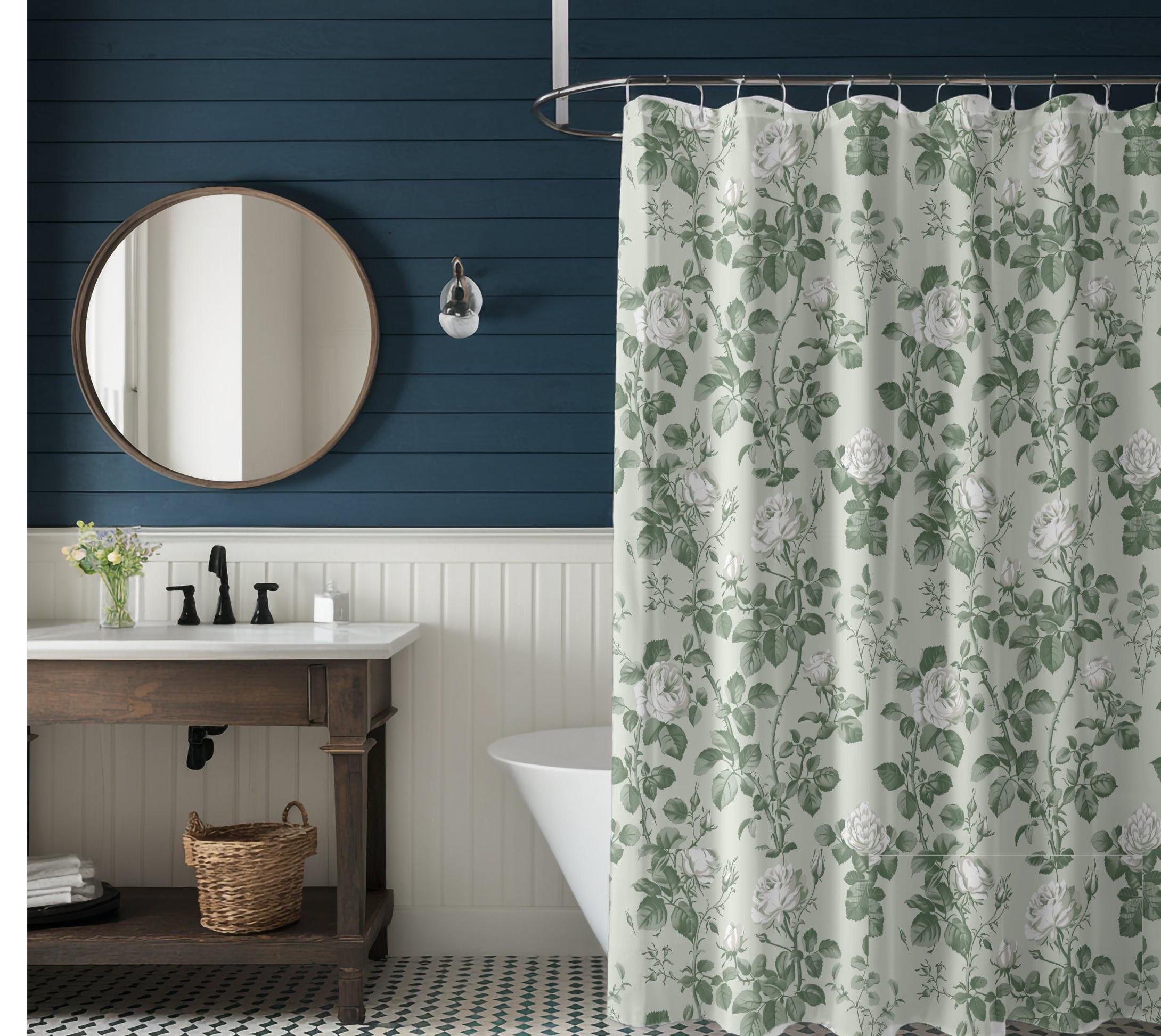 Shower curtain with matching window curtain store