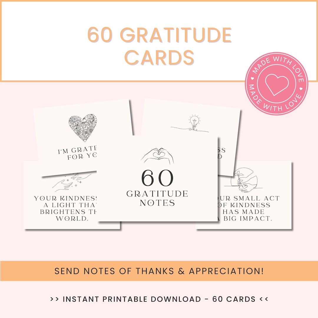 Gratitude Cards, Notes of Appreciation, Thank You Cards, Employee ...