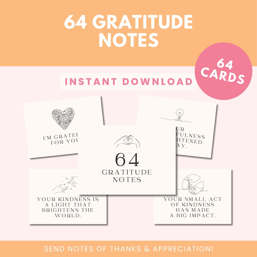 Gratitude Cards, Notes of Appreciation, Thank You Cards, Employee ...