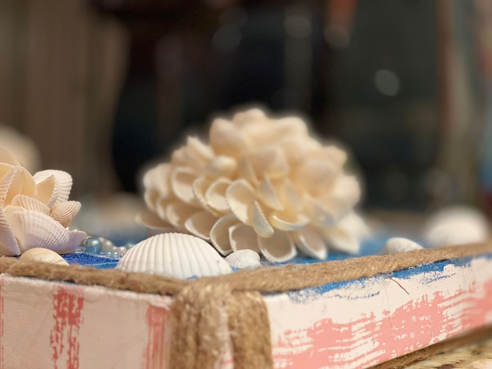 16”x 12”seashells Coastal Wall Art- Beach Wedding, Beach House ...