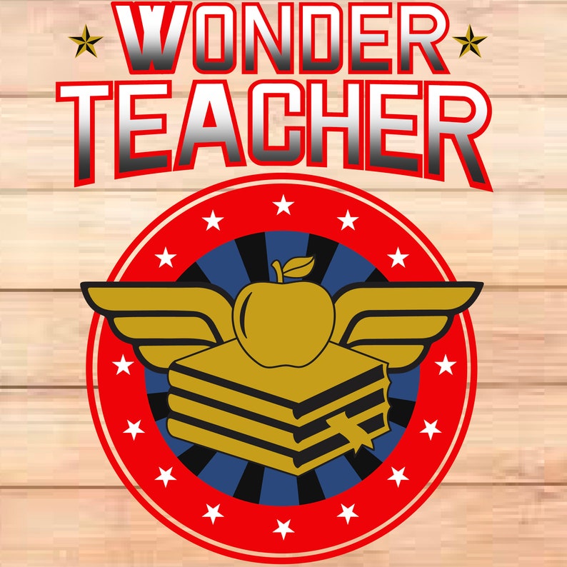 Wonder Teacher Downloaded Png File - Etsy