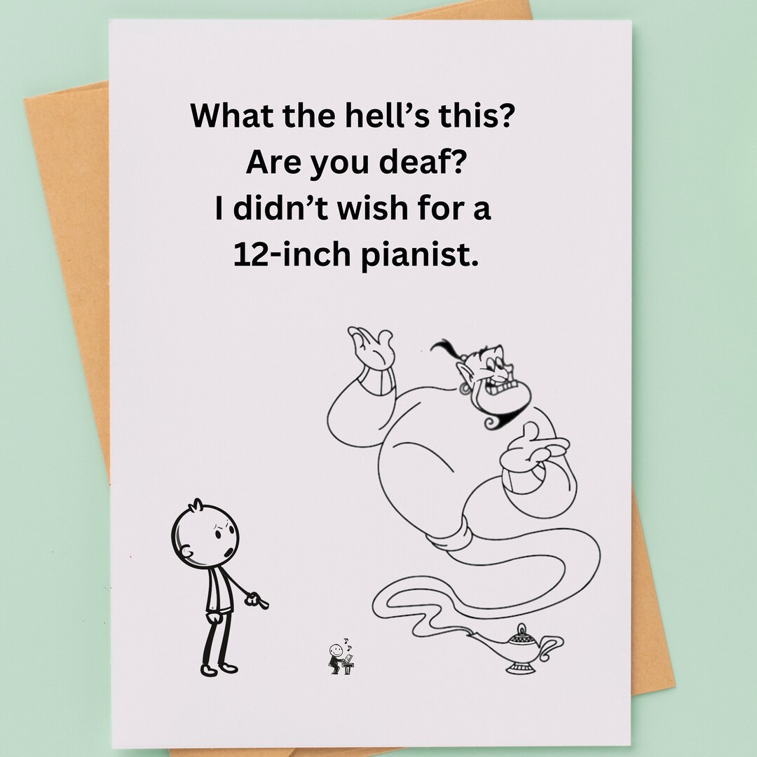 Funny Birthday Card for Men Adult Humour Card for Men Joke Birthday ...