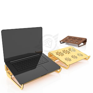 Laptop Stand Laser Cut Svg Files, Laser Cutting Files - Etsy