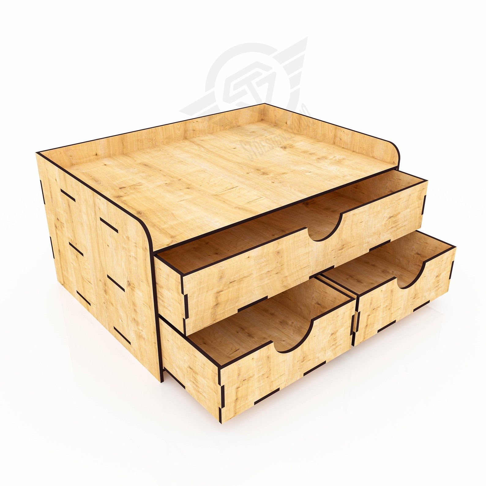 Chest of Drawers Laser Cut Svg Files, Laser Cutting Files - Etsy