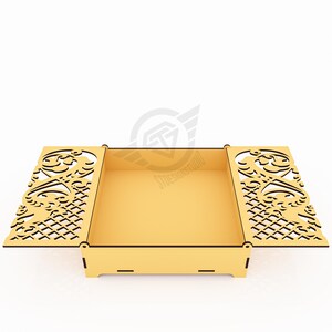 Laser Cut Double Lid Box Svg Files, Laser Cutting Files - Etsy