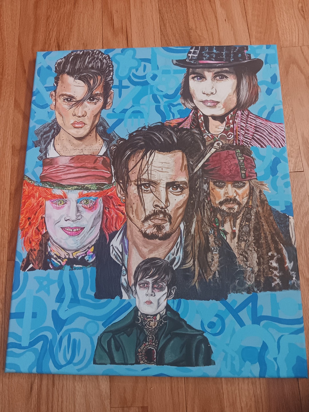 The Different Characters of Johnny Depp - Etsy