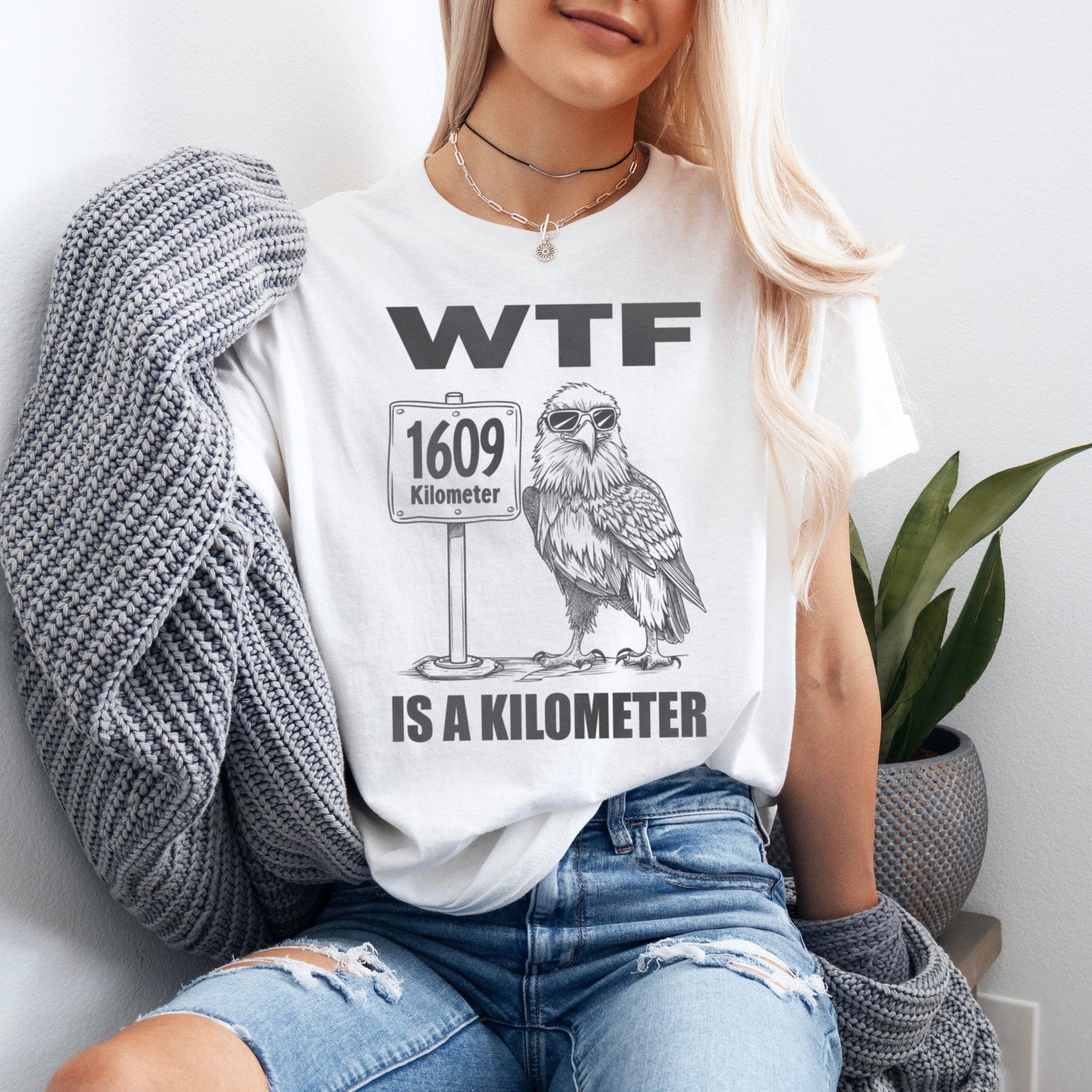 WTF is A Kilometer Meme Shirt, Funny Metric Conversion T-shirt, 1609 ...