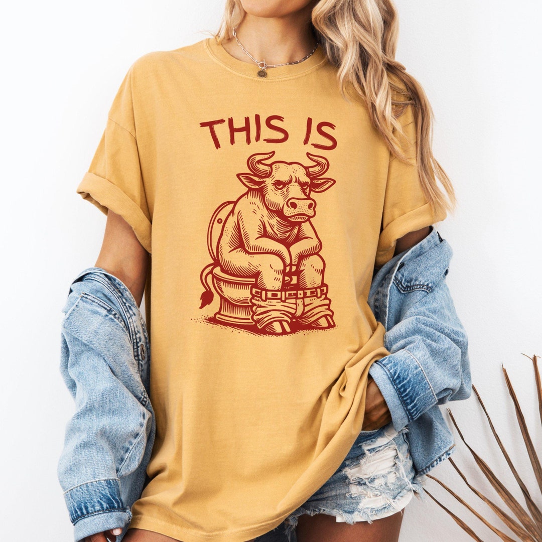 Funny Bull Shit Tee, This is Bullshit T-shirt, Sarcastichumor Shirt ...