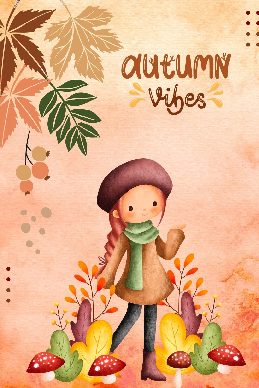 Enchanting Autumn A4 Printable Stationery 2 of Reflection Magical ...