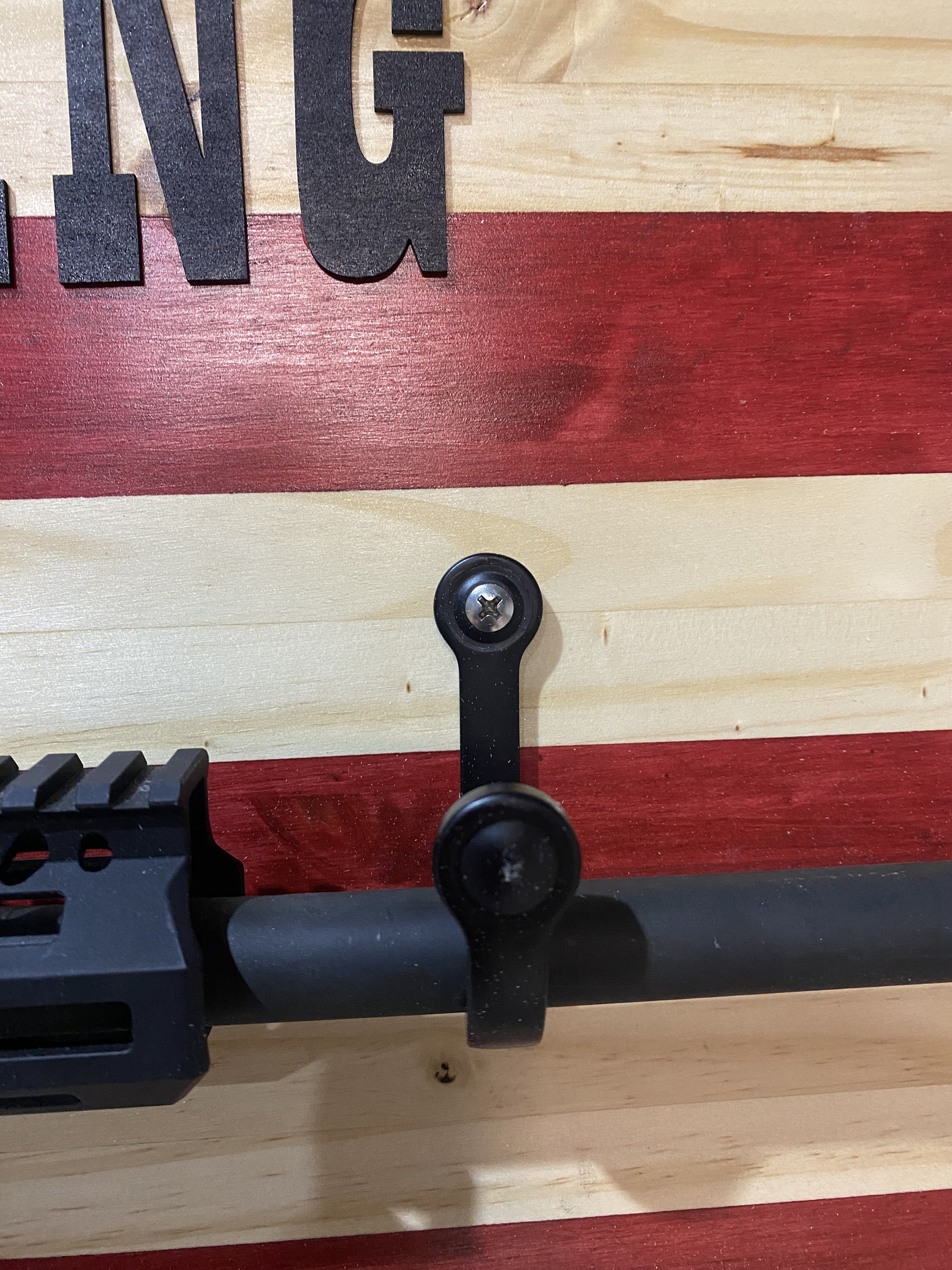 Wooden Flag Rifle Rack it's Not for Hunting - Etsy