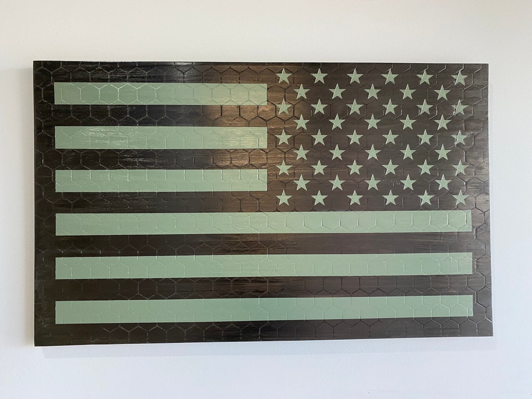 Wooden Reverse IR Flag Patch Replica - Etsy
