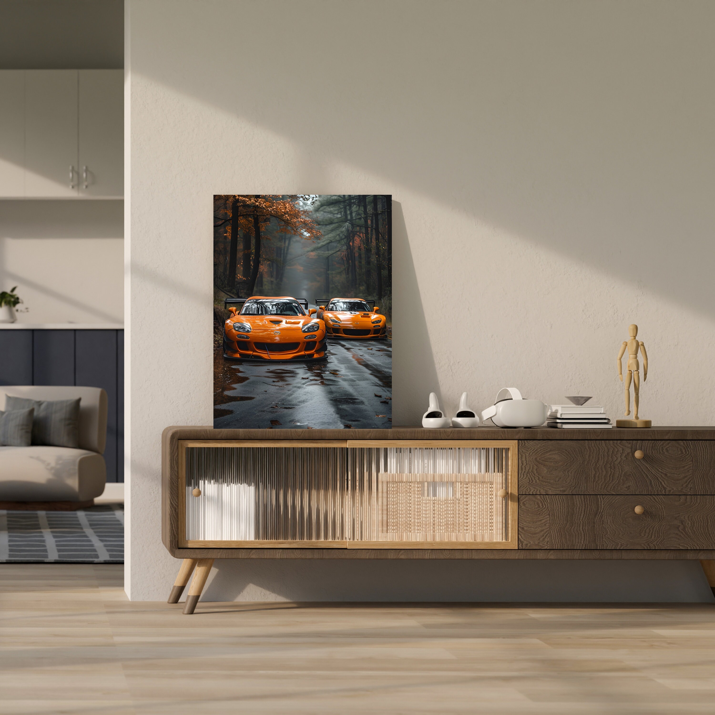 Mazda RX7 Poster, Japanese Car Print, Sports Car Print, Sports Car Art ...