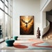 Angelic Beauty: Guardian Angel Woman Print Captivating Room Decor ...
