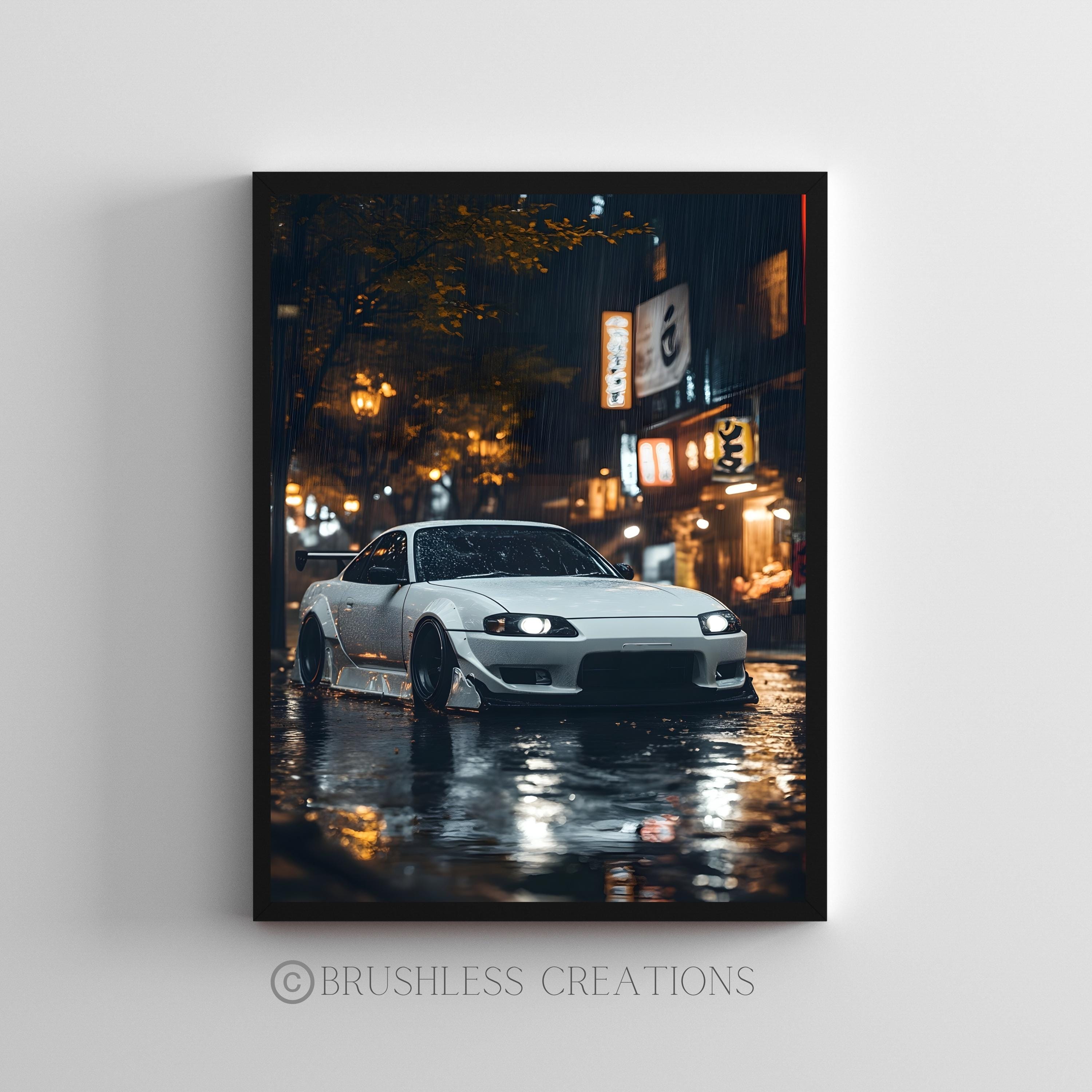 Nissan Silvia S15 Poster: JDM Street Racing Car Art (digital Download ...
