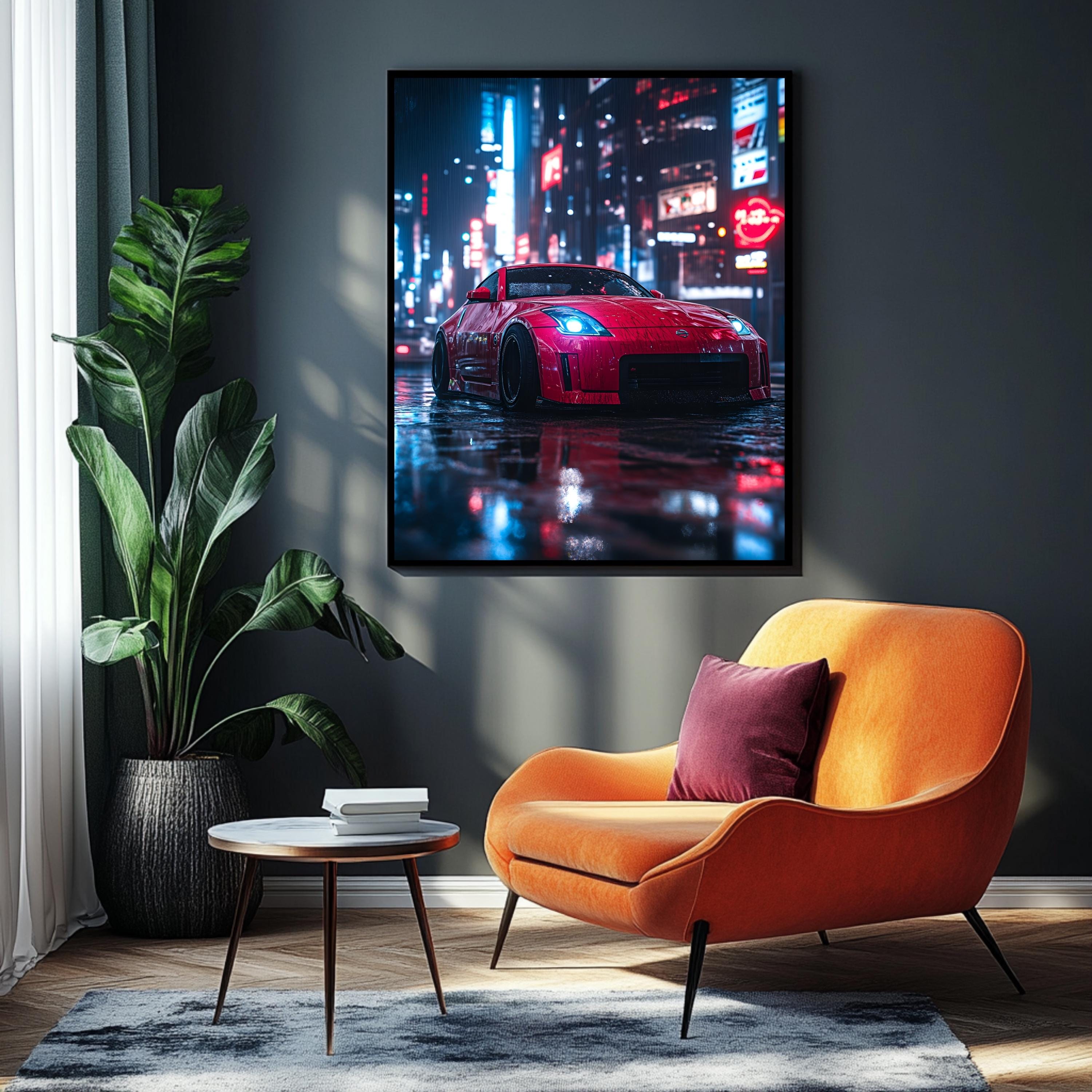 Nissan 350Z Poster, JDM Car Poster, Car Enthusiast Print, Car Poster ...