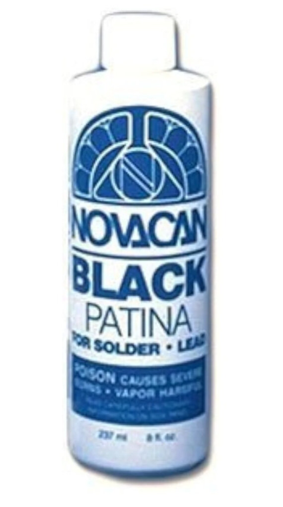 Novacan Black Patina for Solder Lead- 8oz Bottle - Etsy