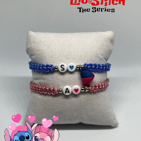 Stitch and Angel Bracelets - Etsy
