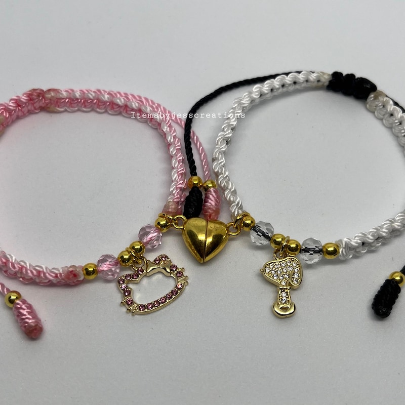 Hello Kittys Bracelet - Etsy