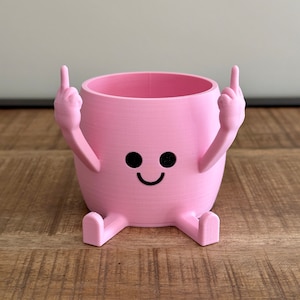 Cache pot doigt d'honneur rigolo en impression 3D (version remix ...
