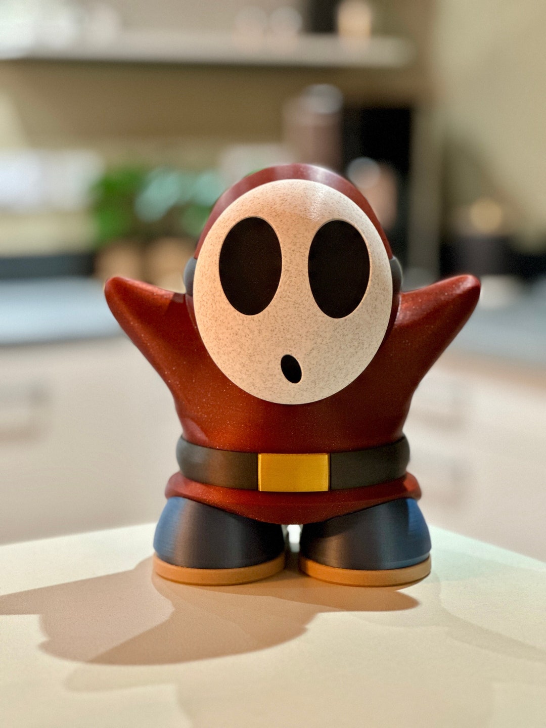 Maskass Shy Guy Figurine From Super Mario Fully Customizable size ...