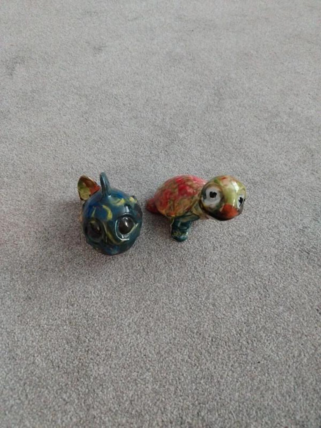 Vintage Hand Painted Animals 1940s-1970s Signed 9 - Etsy