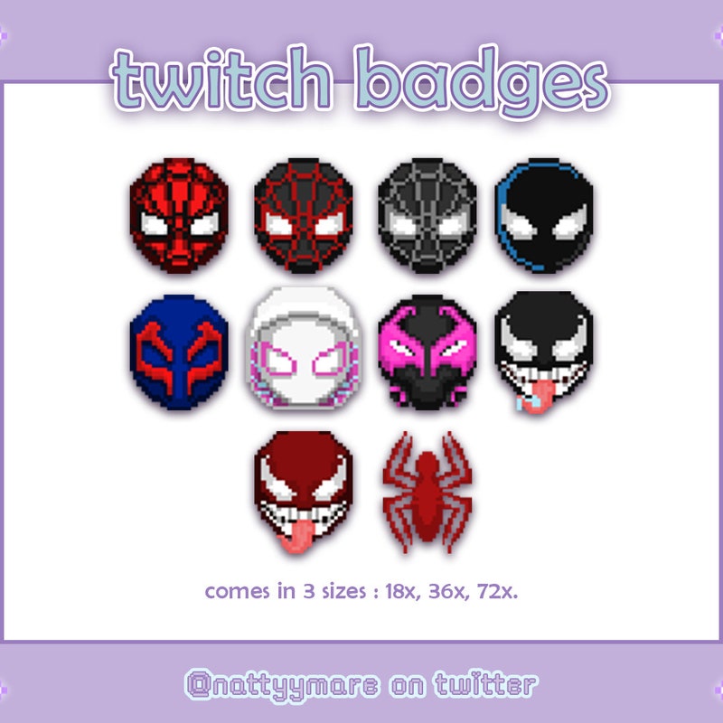 Pixel Badges Art - Etsy