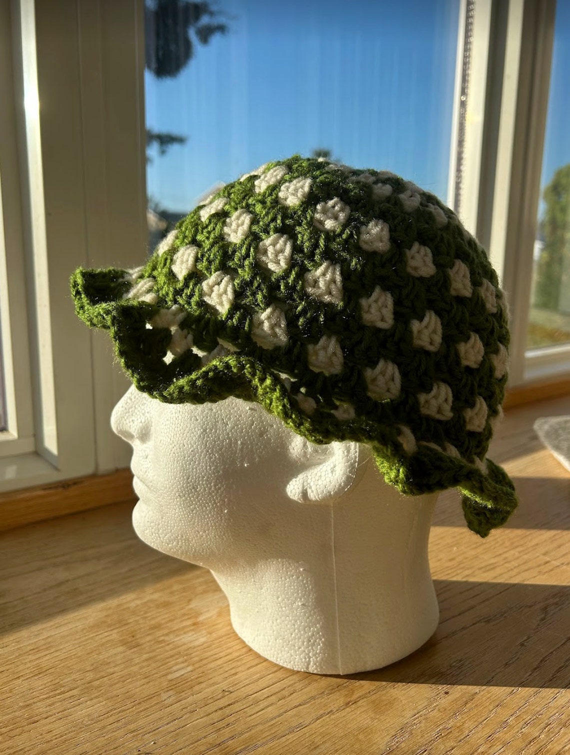 Striped Granny Bucket Hat - Etsy