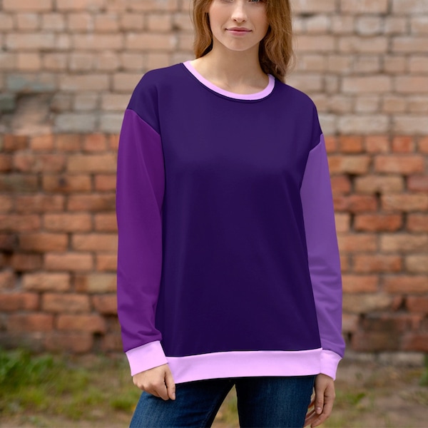 Purple Sweater - Etsy
