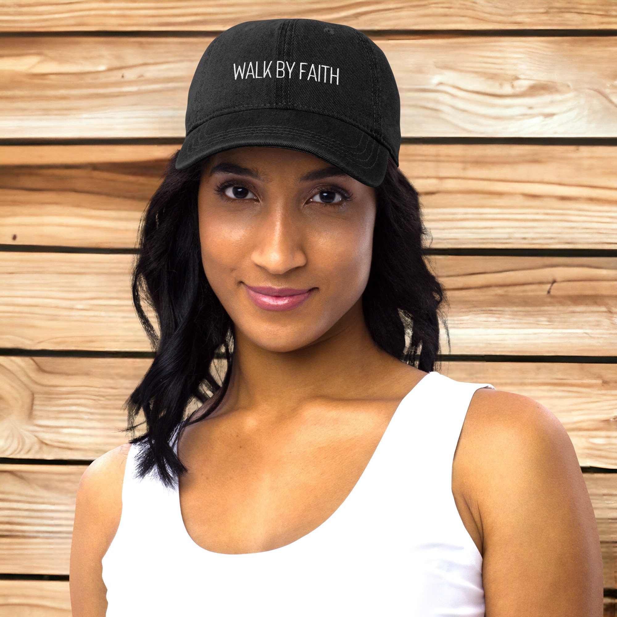 Walk by Faith Denim Hat, Women's Christian Hats, Men's Christian Hats ...
