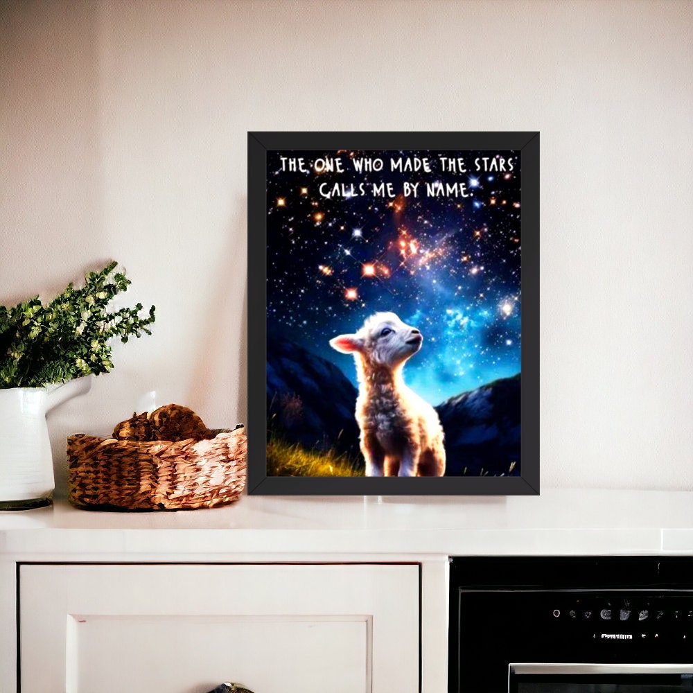 God Knows My Name, Christian Wall Art, Kids Room Wall Art, Nursery Wall ...