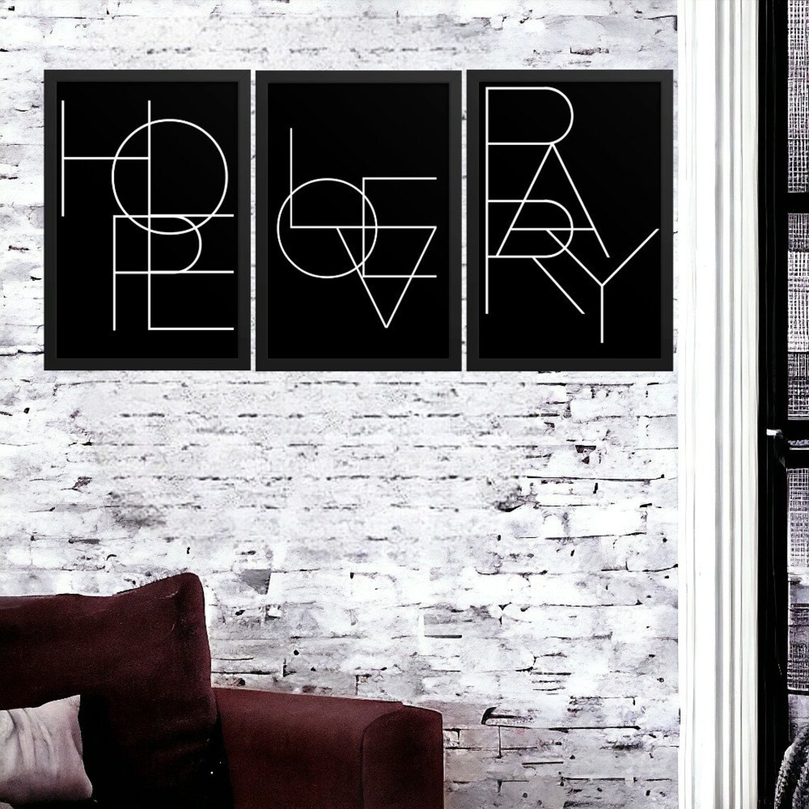 Pray Wall Art, Christian Wall Art, Minimalist Wall Art, Black and White ...