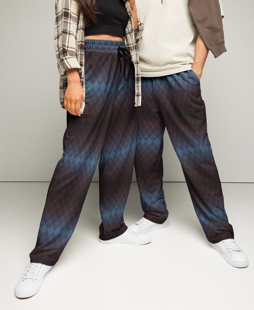 Retro Wide Leg Sweatpants, Vintage Sweats, Custom Gym Pants, Gift for ...
