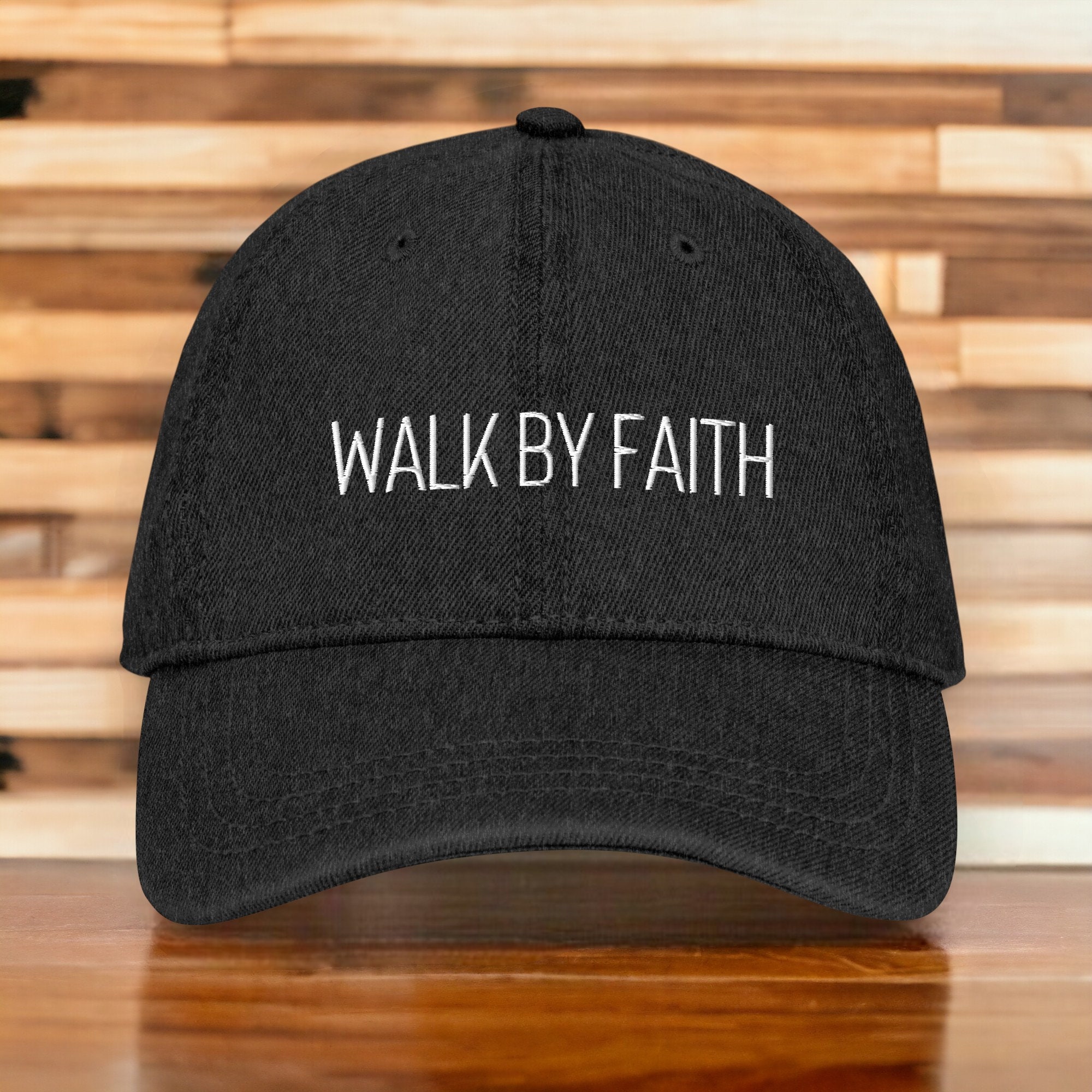 Walk by Faith Denim Hat, Women's Christian Hats, Men's Christian Hats ...