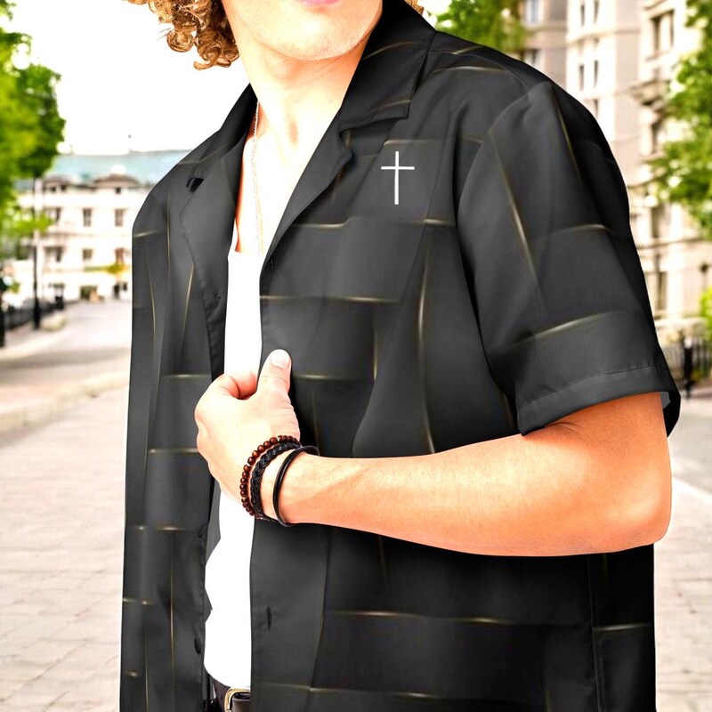 Jesus Button Shirt - Etsy