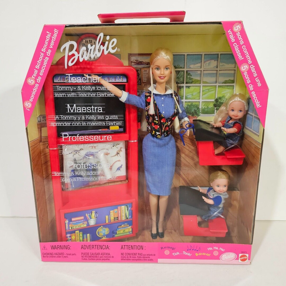 Rare Foreign Market Teacher Barbie Doll 2000 Mattel 28371 Nrfb - Etsy